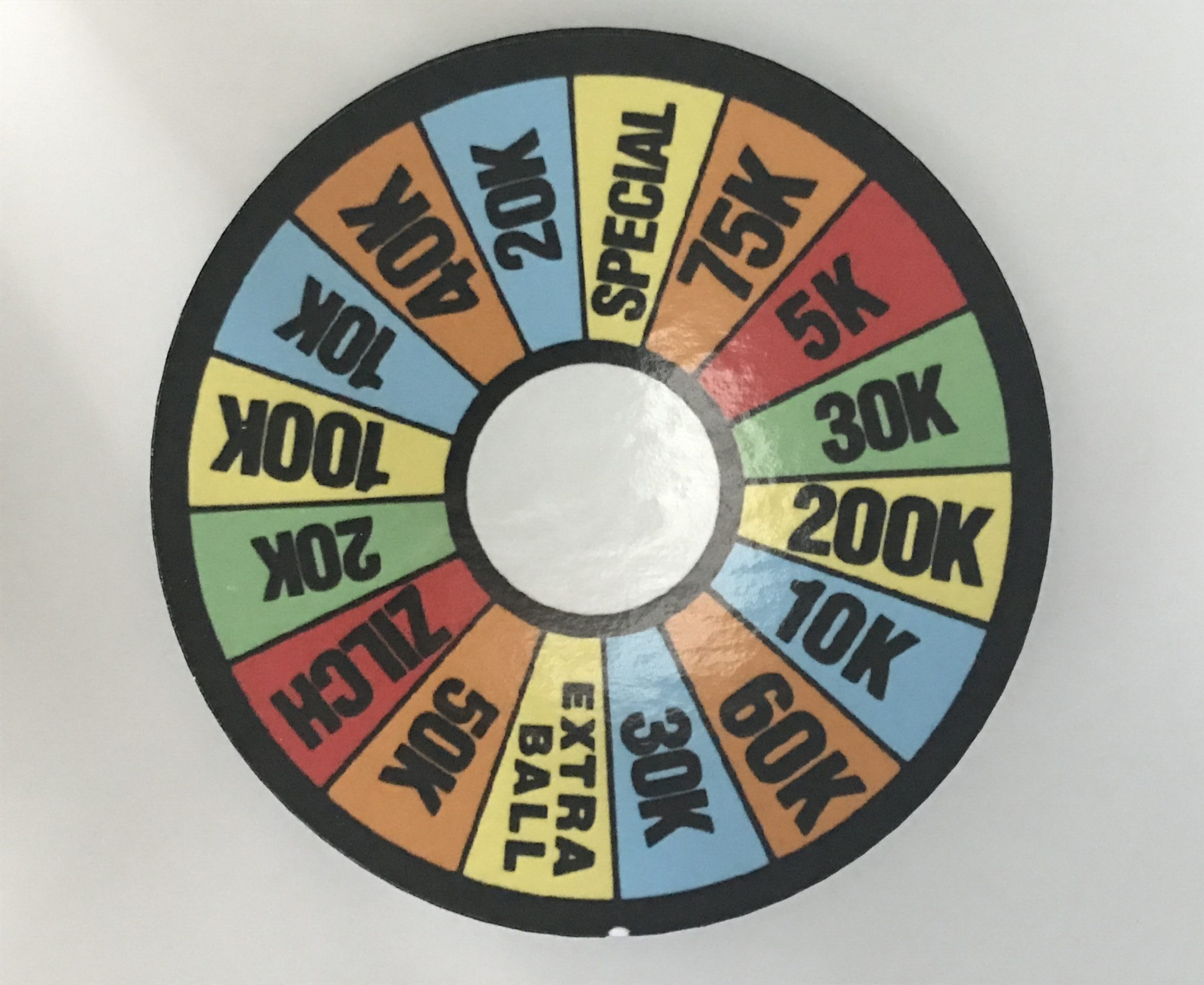 Cyclone Pinball Mystery Wheel Replacement